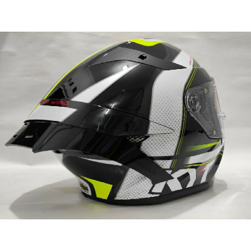 Jual Spoiler KYT TT COURSE Hitam Bening | Shopee Indonesia