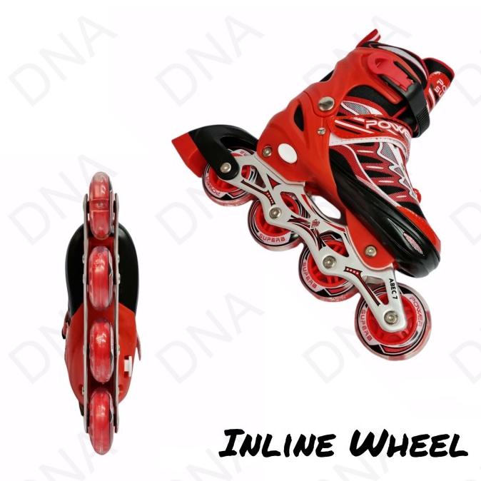 Jual Sepatu Roda Power Superb Bajaj Merah (+ Baut Bajaj) | Shopee Indonesia