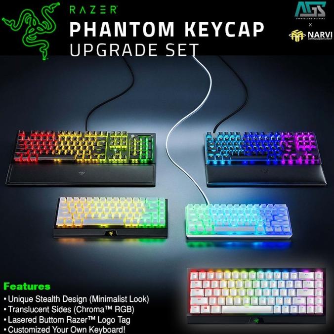 Jual Razer Phantom Keycap Upgrade Set 128 for Mechanical - Gaming ...