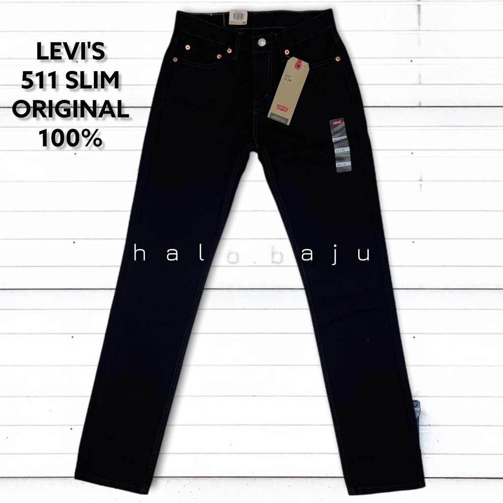 Jual LEVI'S 511 SLIM ORIGINAL (ASLI 100%) - 04511-3230 - LEVI'S HITAM ...