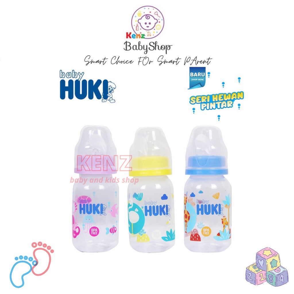 Jual Huki Botol PP SP Round 120 ML | Botol Susu Bayi 120 ML | Shopee ...
