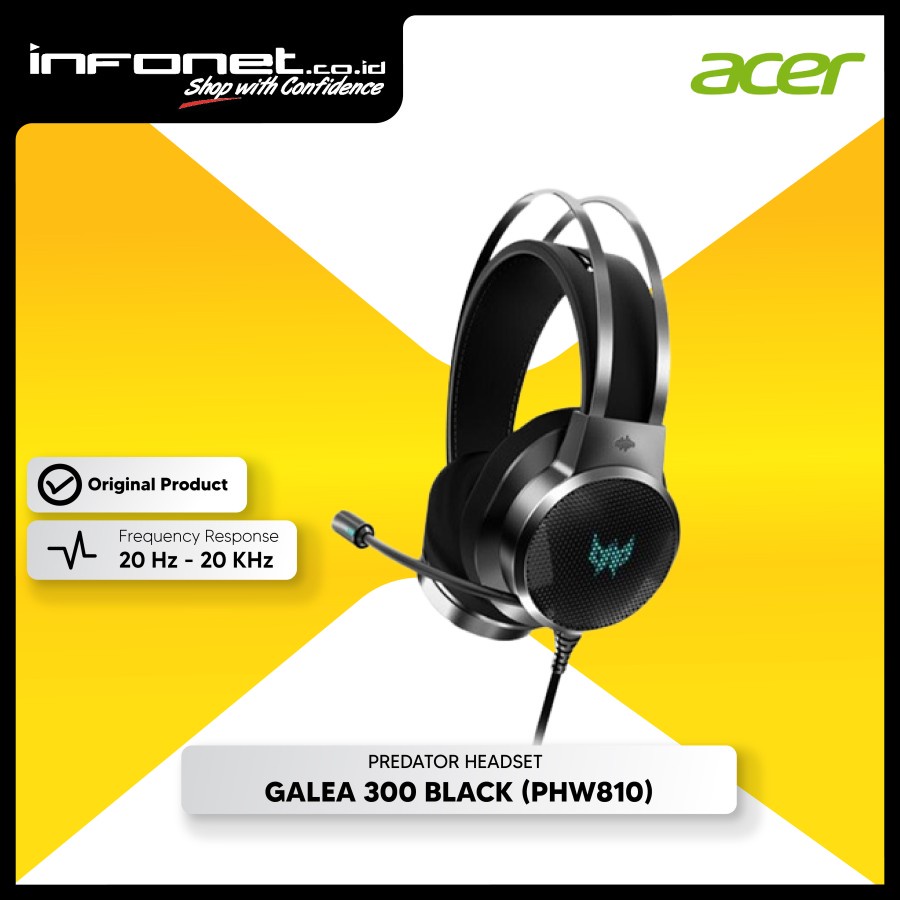 Jual PREDATOR HEADSET GALEA 300 (PHW810) | Shopee Indonesia