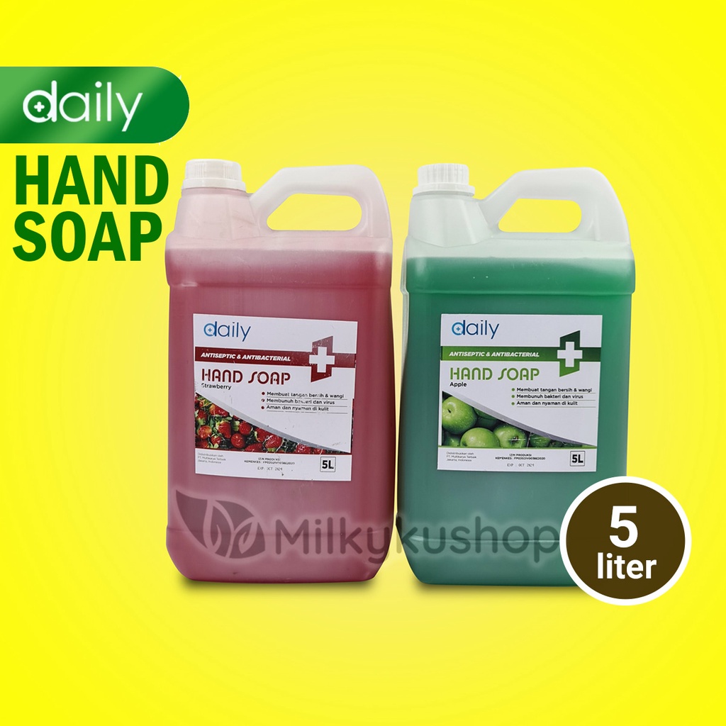 Jual DAILY HAND SOAP 5 LITER SABUN CUCI TANGAN | Shopee Indonesia