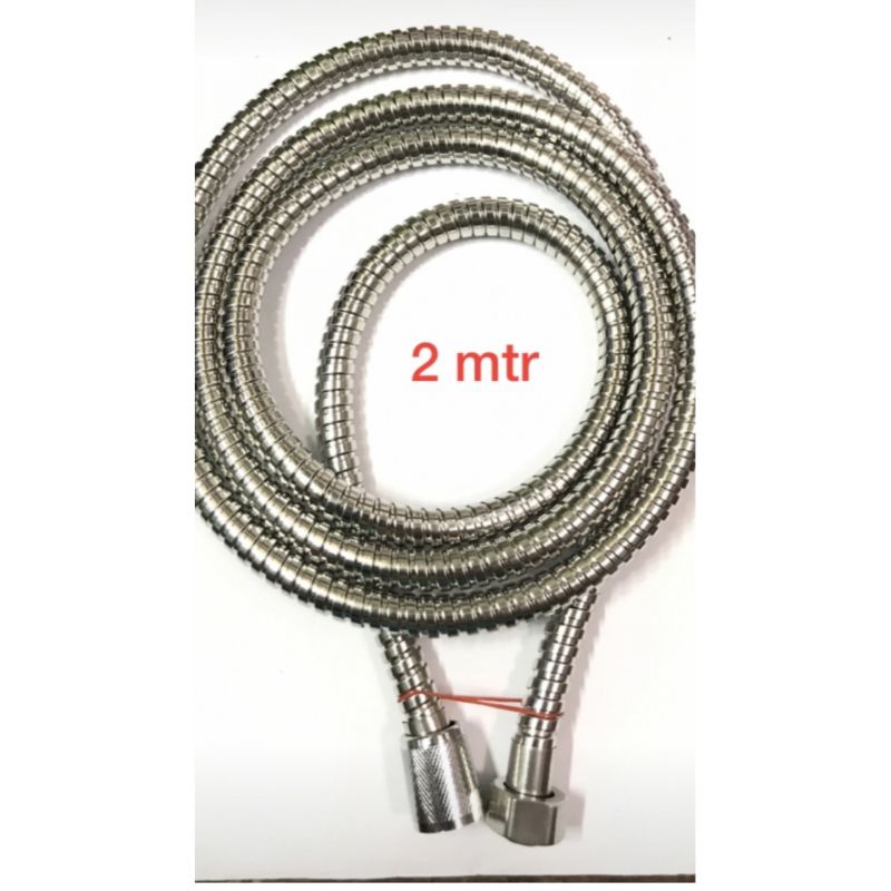Jual Selang shower stainless selang fleksibel 200 cm selang mandi | Shopee Indonesia