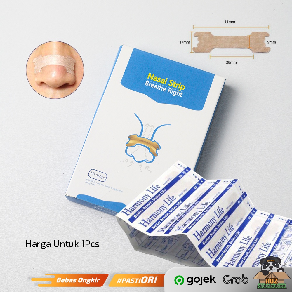 Jual Nasal Strip Plester Hidung Anti Ngorok - Nasal Strips | Shopee ...