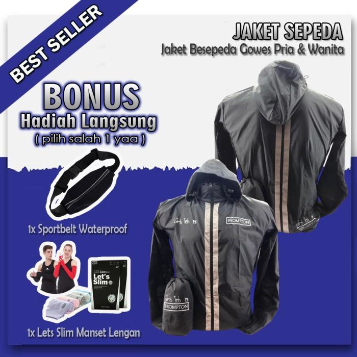 Jual Jaket | Jacket Sepeda Lipat Brompton - Jaket Windbreaker ( Black ...