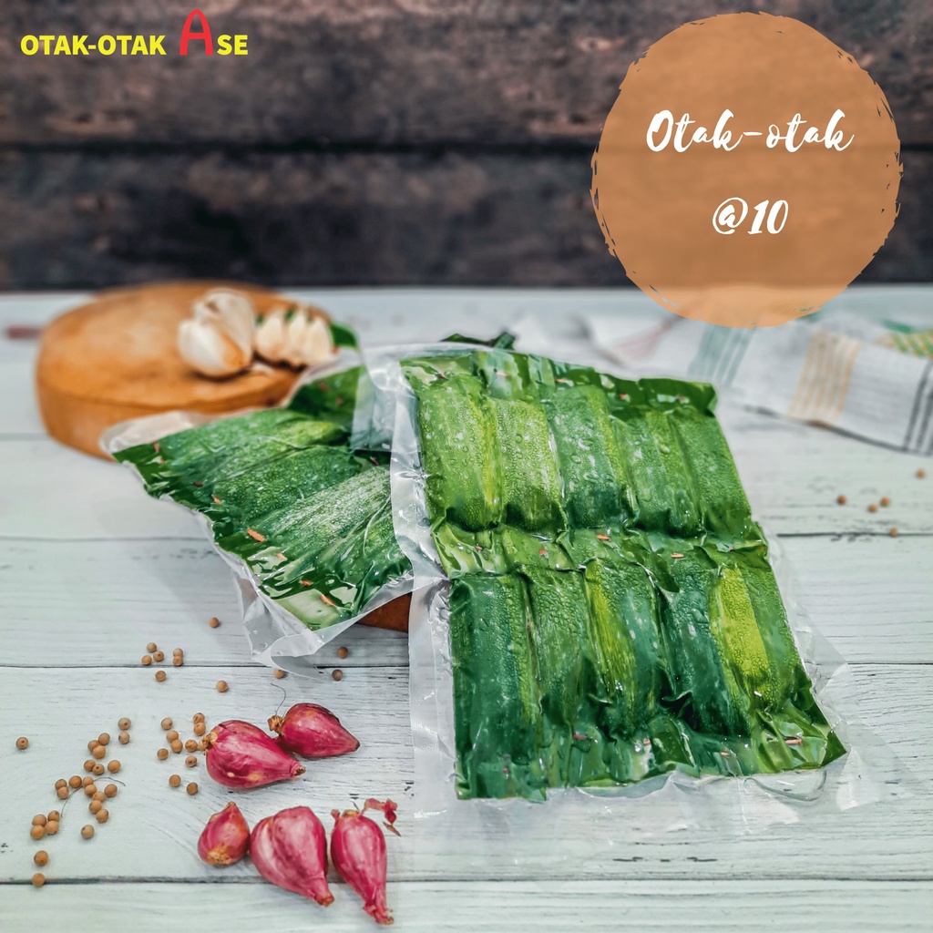 Jual OTAK OTAK ASE - Otak-Otak Ikan Tenggiri Frozen (10pcs) | Shopee ...