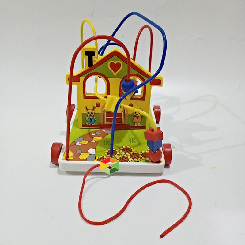 Jual Wire Game House Mainan Alur 3 Kawat Motorik Anak PAUD | Shopee ...