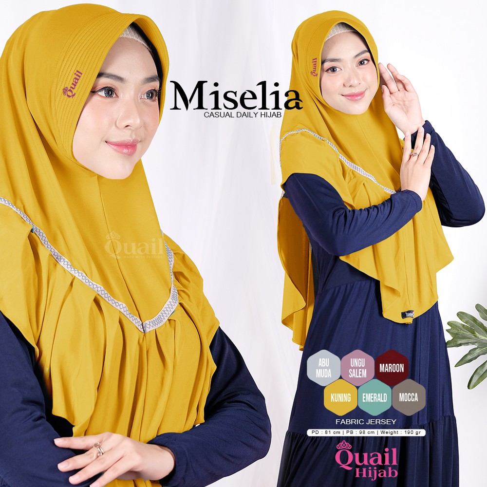 Jual Quail Hijab - MISELIA CASUAL HIJAB | Shopee Indonesia