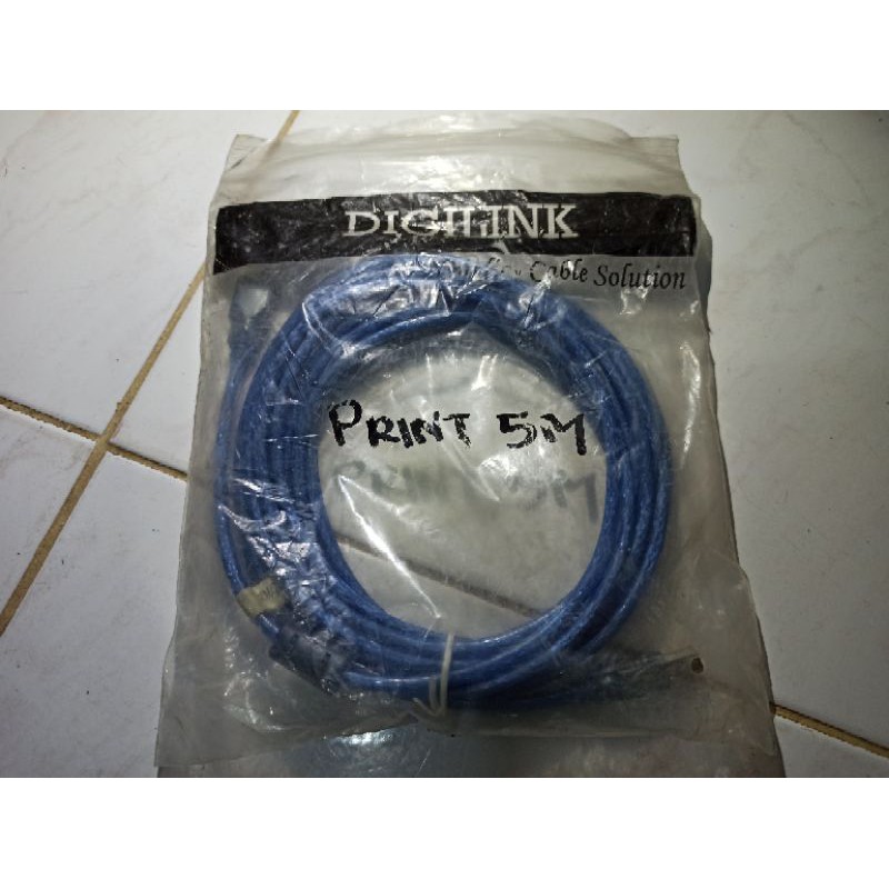 Jual kabel printer 1,5m 3m 5m merek random sesuai dengan stok yang ada ...