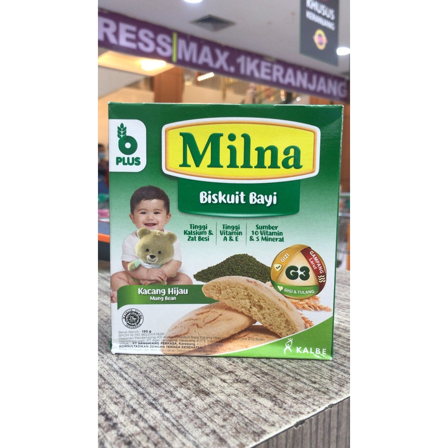 Jual MILNA BISC KC-HIJAU 130G | Shopee Indonesia
