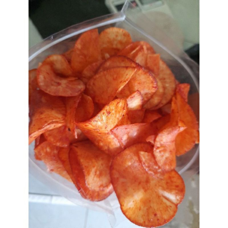Jual Keripik Singkong Pedas Renyah Balado Bumbu Kering DD Snack ...