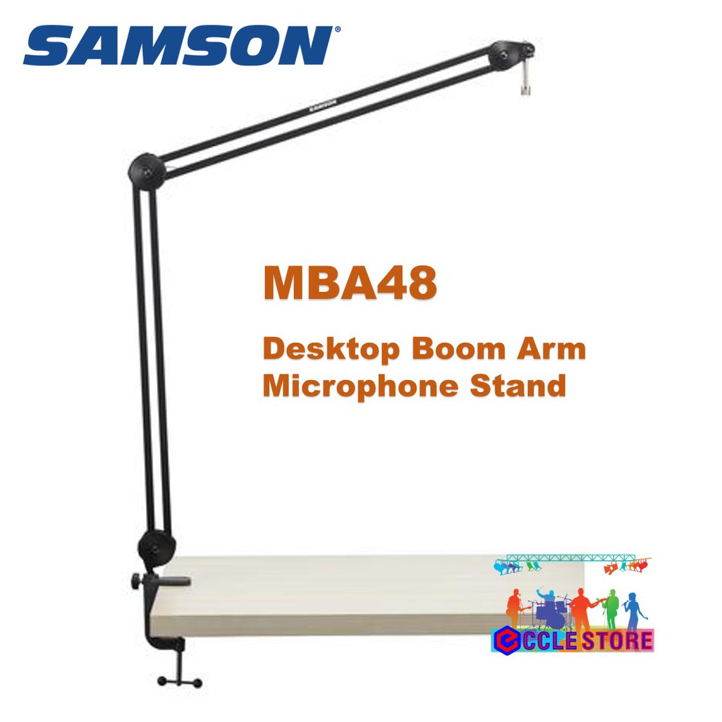 Jual SAMSON MBA48 - 48 Inch Desktop Boom Arm Microphone Stand | Shopee ...