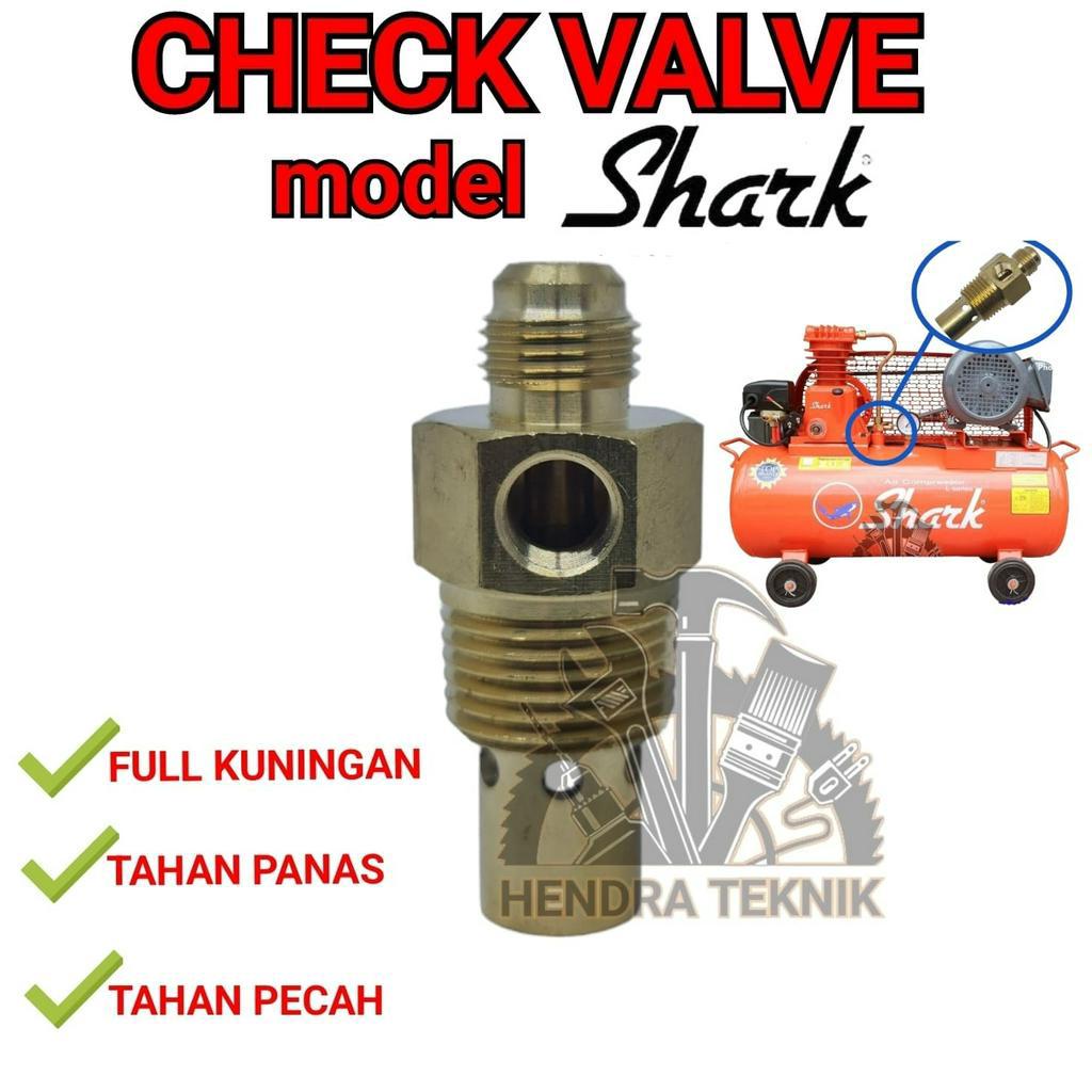 Jual CHECK VALVE COMPRESSOR NON RETURN COMPRESSOR 1/4 PK SHARK ...