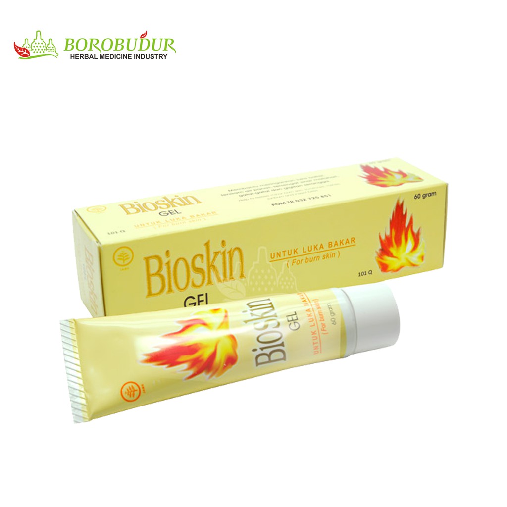 Jual Borobudur Herbal - Untuk luka bakar. BIOSKIN GEL | Shopee Indonesia