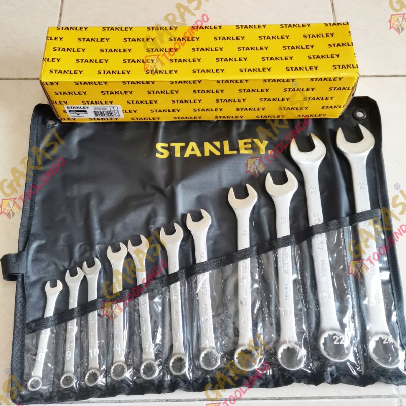 Jual STANLEY KUNCI RING PAS SET 11 PCS 8 - 24 MM KUNCI RING KUNCI PAS ...