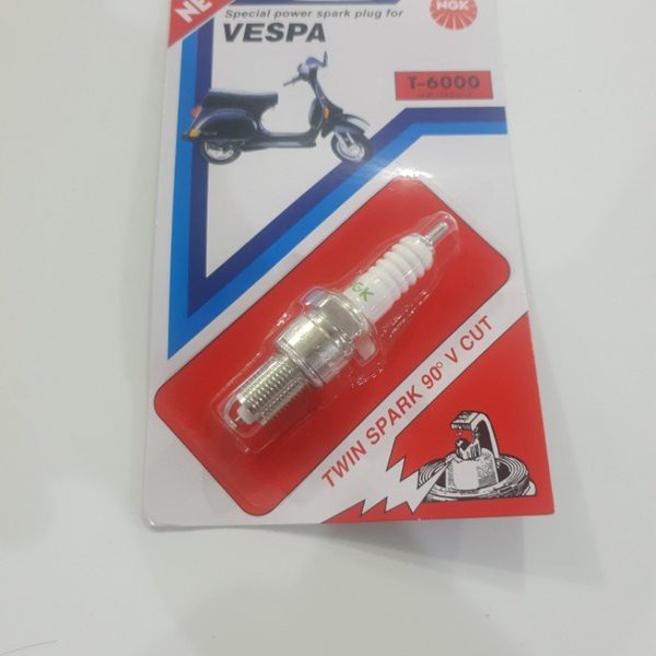 Jual Busi Vespa drat panjang ngk t6000 excel exclusive | Shopee Indonesia