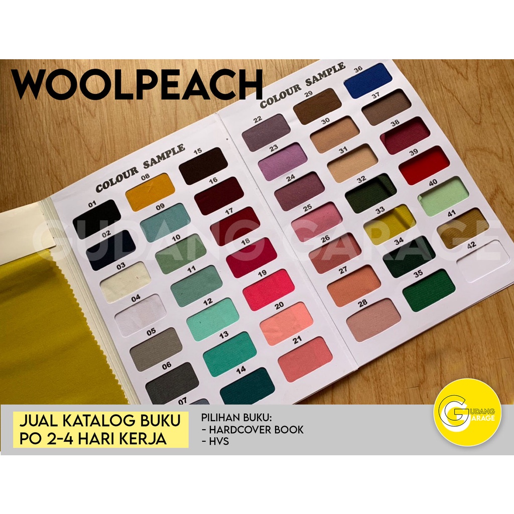 Jual Catalog Book Kain 03 - Katun, Satin, Crepe, Polyester (Buku Katalog Warna) | Shopee Indonesia