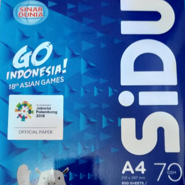 Jual Kertas HVS A4 SIDU ( Sinar Dunia ) 70 GSM | Shopee Indonesia
