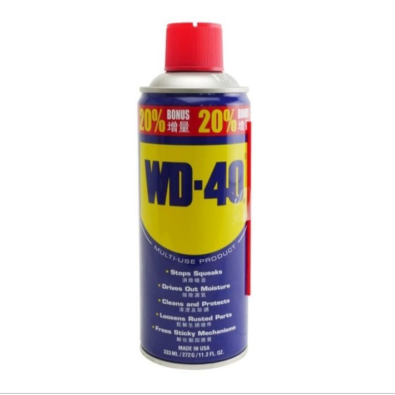 Jual WD 40 333ml Pelumas Anti Karat WD40 Jumbo 333ml | Shopee Indonesia