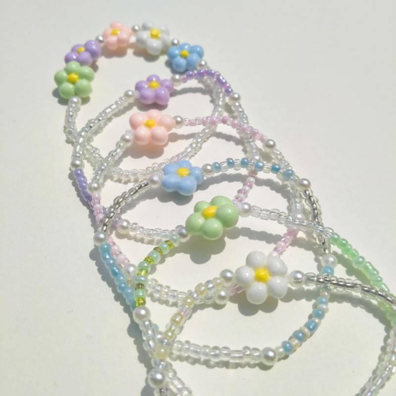 Jual Custom initial beads Bracelet, Daisy Daily, Heartbeads, Beads ...