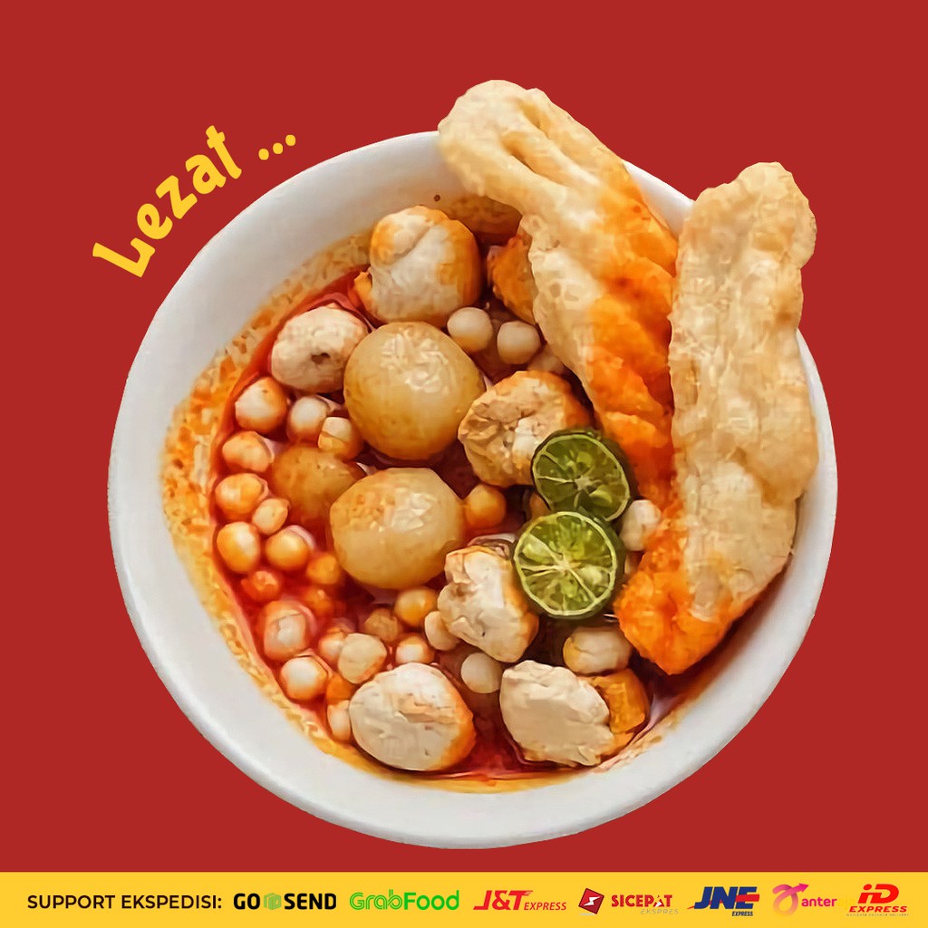 Jual Bacil Teh Dedew Original Bakso Aci Sambal Geprek 200gr | Shopee ...