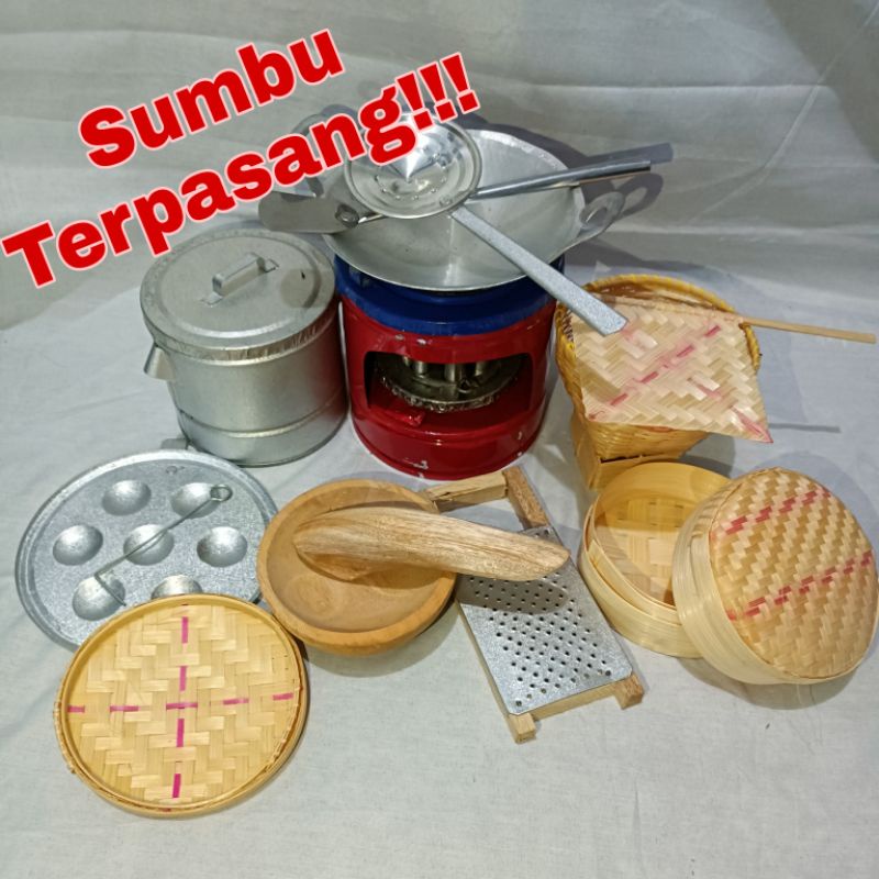 Jual Set Mainan Masak Masakan Tradisional Paket Dapur Kabayan Kitchen ...