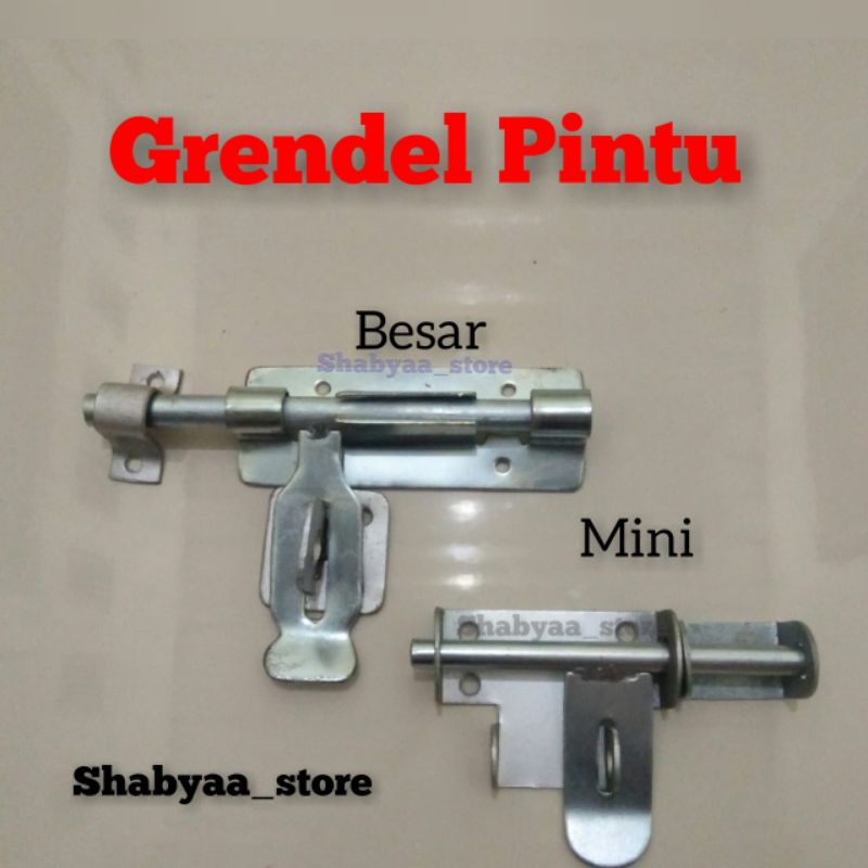 Jual Grendel/Slot Samping pintu gembok mini dan besar ornamen aksesoris ...
