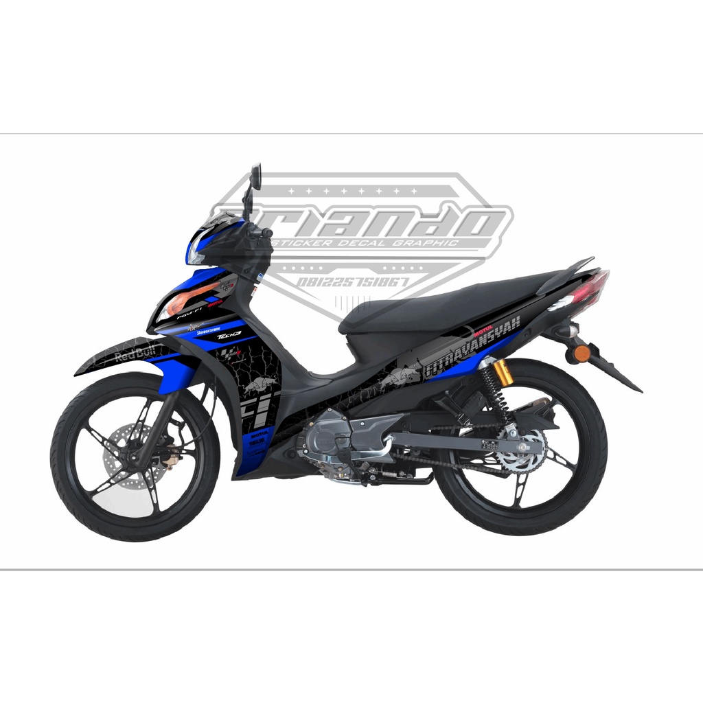 Jual STRIPING STICKER DECAL FULL BODY JUPITER Z1 BISA CUSTOM SESUAI ...