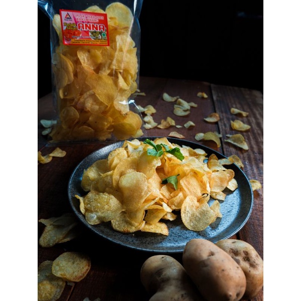 Jual KERIPIK KENTANG berat 200 gram | Shopee Indonesia