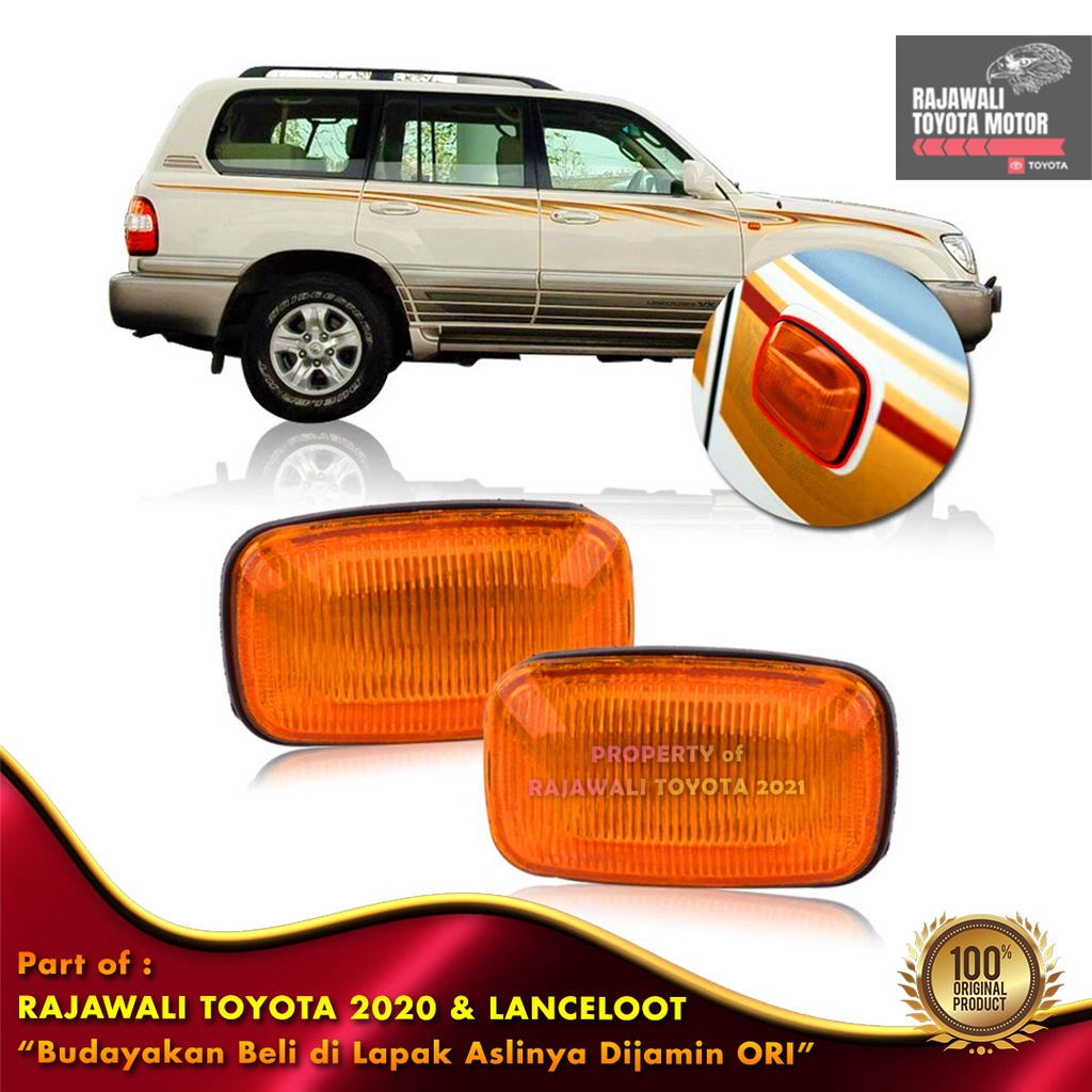 Jual Lampu Sen Samping Land Cruiser VX80 & VX100 Sein Kecil Fender Kiri ...