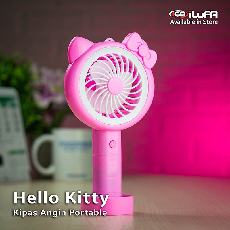 Jual Kipas Angin Mini Hello Kitty Mini Kipas Genggam Kipas Meja ...