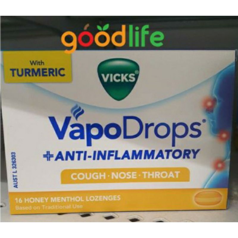 Jual VICKS Vapo Drops / VICKS Vapo + Immune / VICKS Anti Inflammatory ...