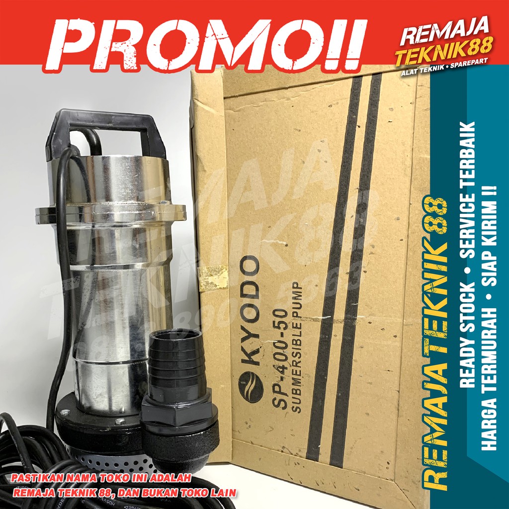 Jual POMPA AIR CELUP / KYODO SP-400-50 / SP 400 / SUBMERSIBLE PUMP ...