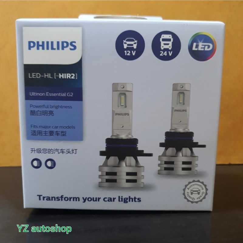 Jual Bohlamp PHILIPS LED HL HIR2 Ultinon Essential G2 12v-24v 24w ...