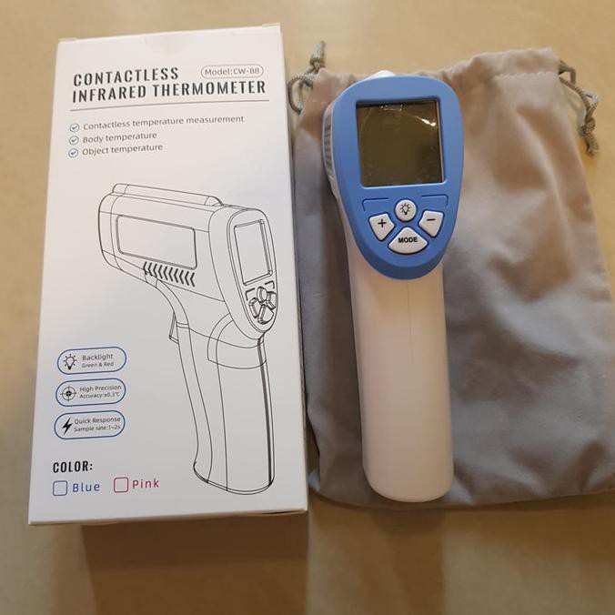 Jual termogun infrared thermogun thermometer termometer contactless ...