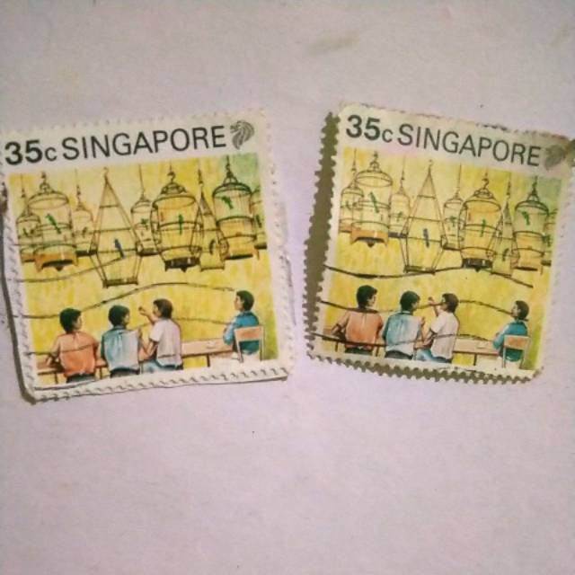 Jual FILATELI PERANGKO KUNO SINGAPORE 35c | Shopee Indonesia