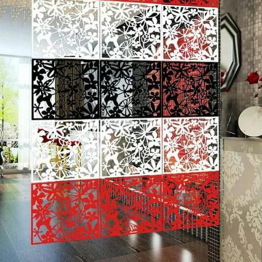 Jual XX_086 PENYEKAT RUANGAN SEKAT RUANG DEKORASI TIRAI DINDING VINTAGE ...