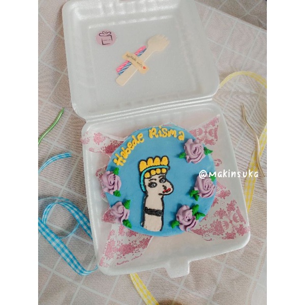 Jual Ugly cake mini/ Ugly Cake prank/ Ugly Cake viral/Bento Cake ...