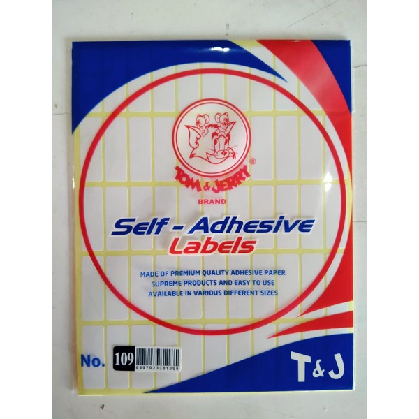 Jual Label Sticker Tom and Jerry / T&J No 109 | Shopee Indonesia