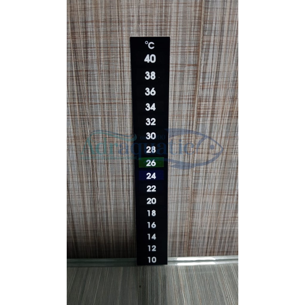 Jual THERMOMETER TEMPEL STIKER STICKER STICK STRIP TERMOMETER PENGUKUR ...