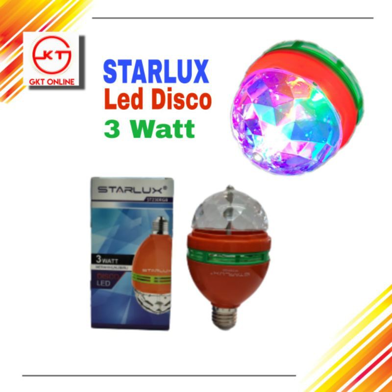 Jual Lampu Disco LED putar Starlux | Shopee Indonesia