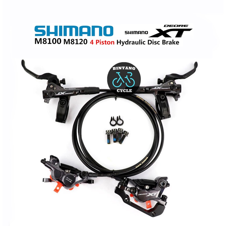 Jual Brakeset Shimano Deore XT BL-M8100 - BR-M8120 Hydraulic Disc Brake Lever Caliper | Shopee ...
