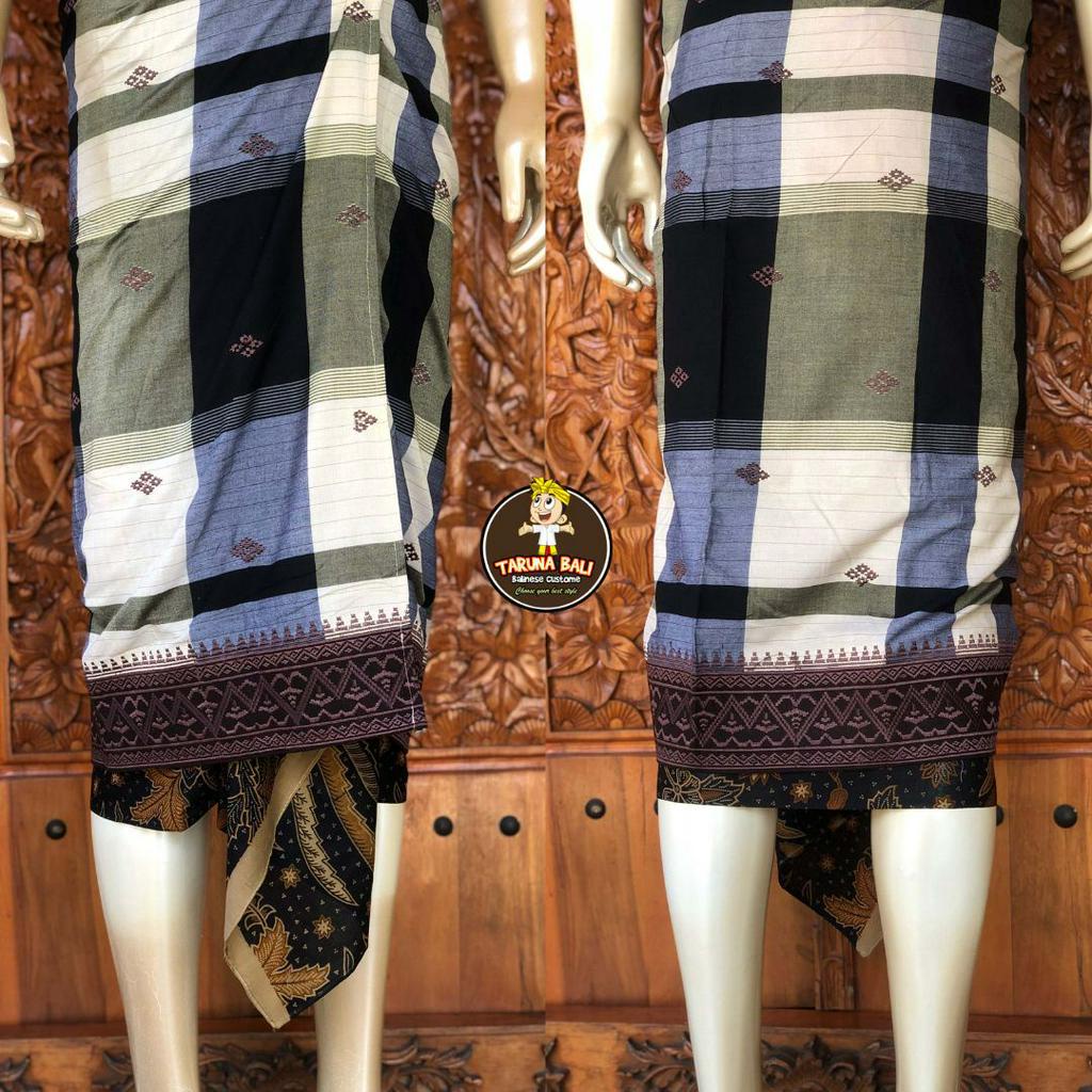 Jual Saput Endek Tepi Bordir No 42 | Pakaian Adat Bali | Shopee Indonesia