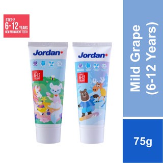 Jual Jordan Toothpaste Step 2( 6-12 Years) Pasta Gigi Anak - RANDOM [75 ...