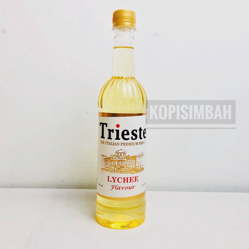 Jual Syrup TRIESTE Rasa LYCHEE 650 ml Italian Premium Sirup Leci ...