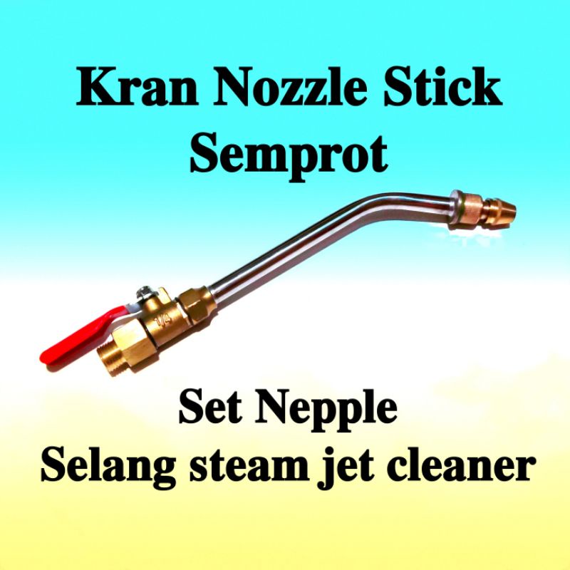 Jual Kran nozzle nozel stik nosel semprot set nepel selang steam jet ...