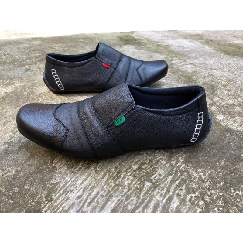 Jual Sepatu Pantofel Kulit Sapi Asli Kickers Formal Kerja Kantor Pria ...