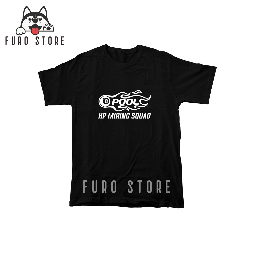 Jual Kaos Game 8 Ball Pool / Hp Miring Squad Lengan Pendek Bahan Katun ...