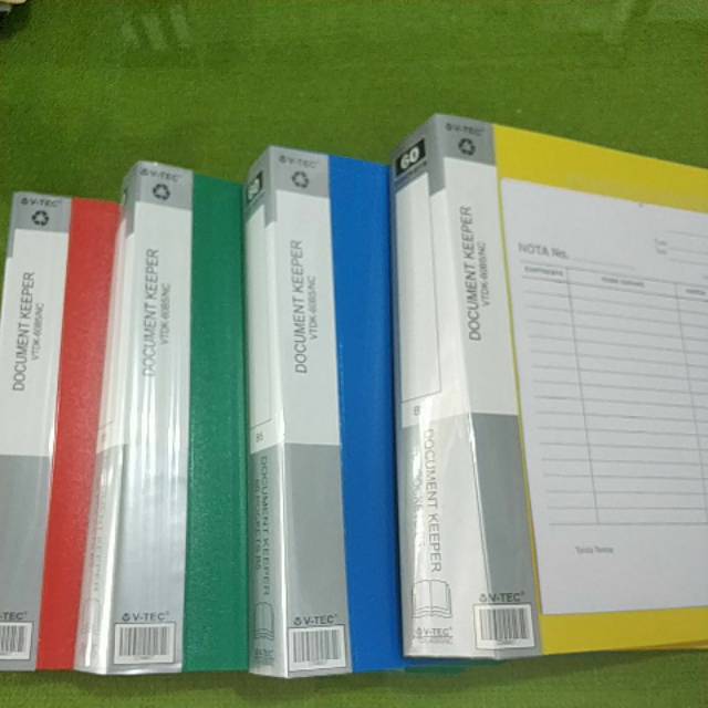 Jual Tempat Kertas Nota File B5 Vtec / Document Keeper B5 / Map Plastik ...